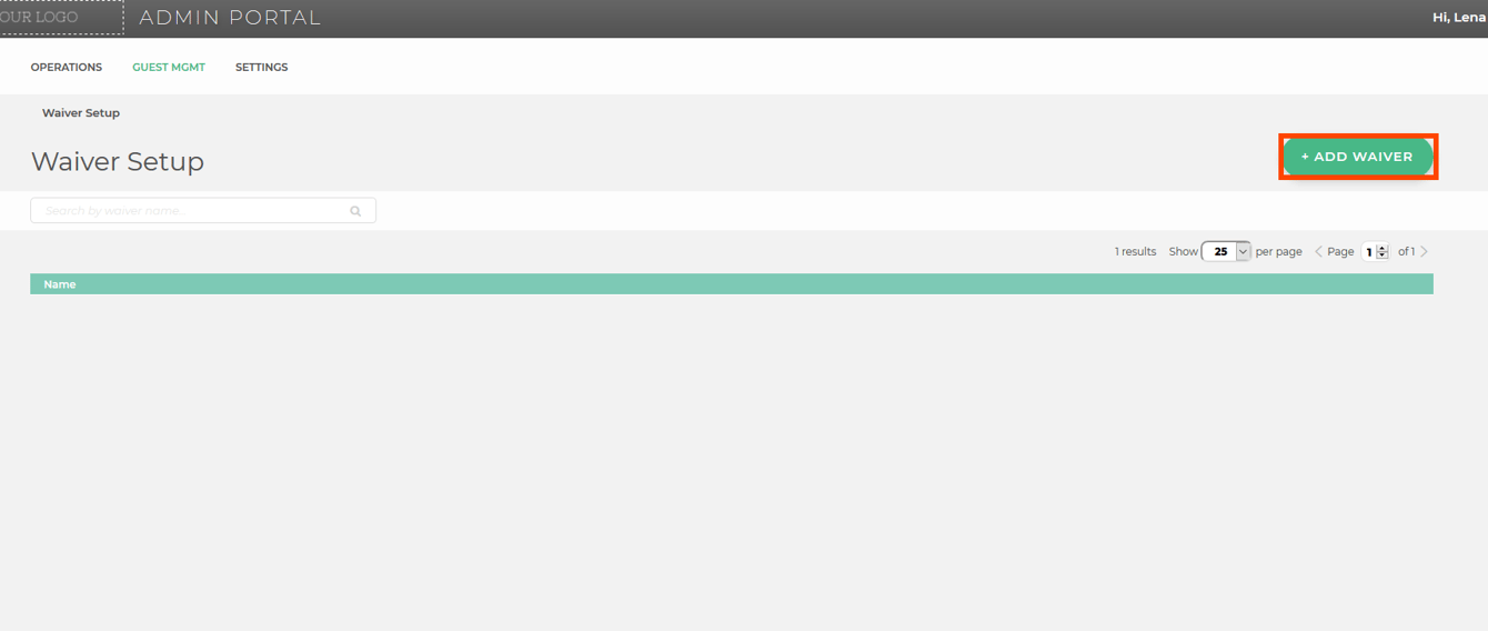 Adding Waiver Text to Advantage Kiosk